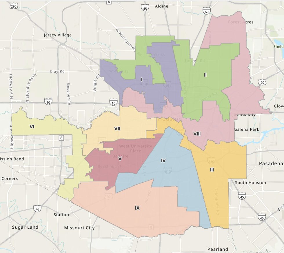 Houston Independent School District Registered Voters by Board of ...